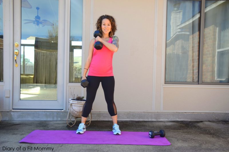 15 Minute Prenatal Arm Workout - Diary of a Fit Mommy