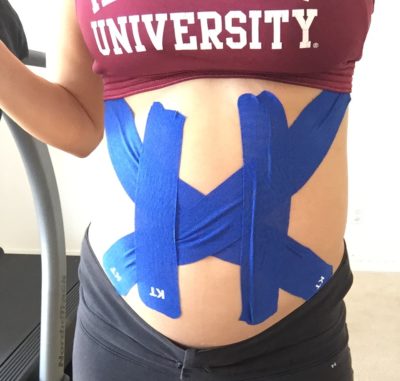 Kinesio Taping During Pregnancy +Techniques for the Pregnant Belly ...