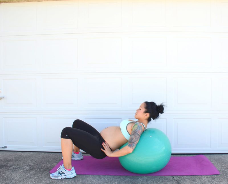 Prenatal Fitness Ball Workout Routine - Diary of a Fit Mommy