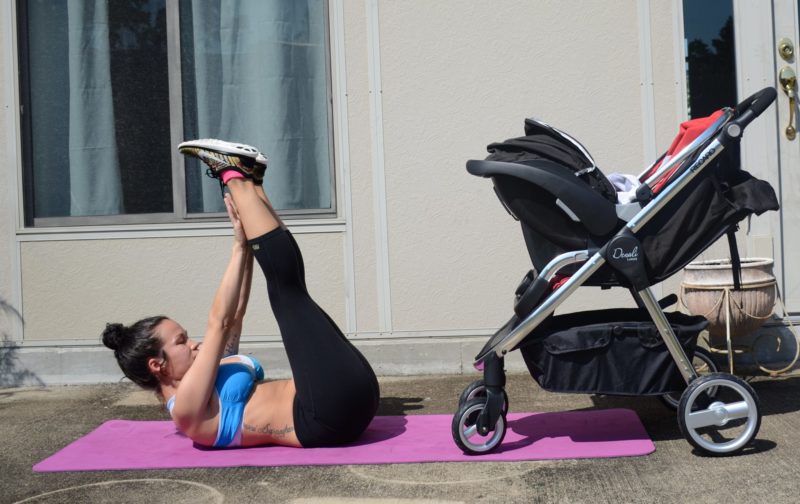 RECARO Stroller Workout Series Part 2: ABS - Diary of a Fit Mommy