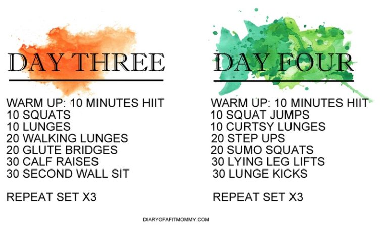 14 Day Spring Fitness Challenge: Workouts + Healthy Meals - Diary of a ...