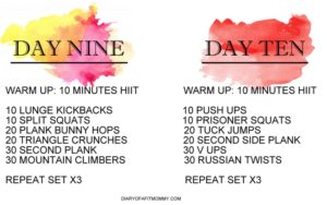 14 Day Spring Fitness Challenge: Workouts + Healthy Meals - Diary of a ...