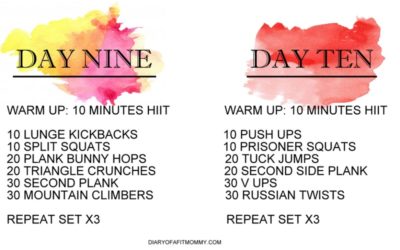 14 Day Spring Fitness Challenge: Workouts + Healthy Meals - Diary of a ...