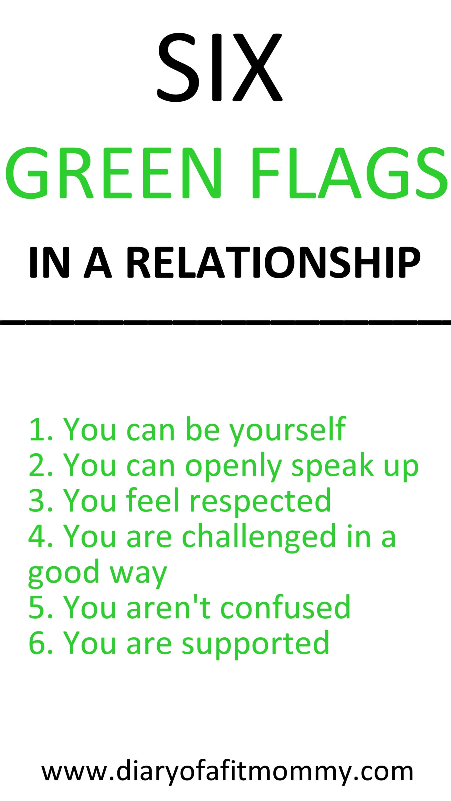 6 Red & Green Flags in a Dating Relationship - Diary of a Fit Mommy