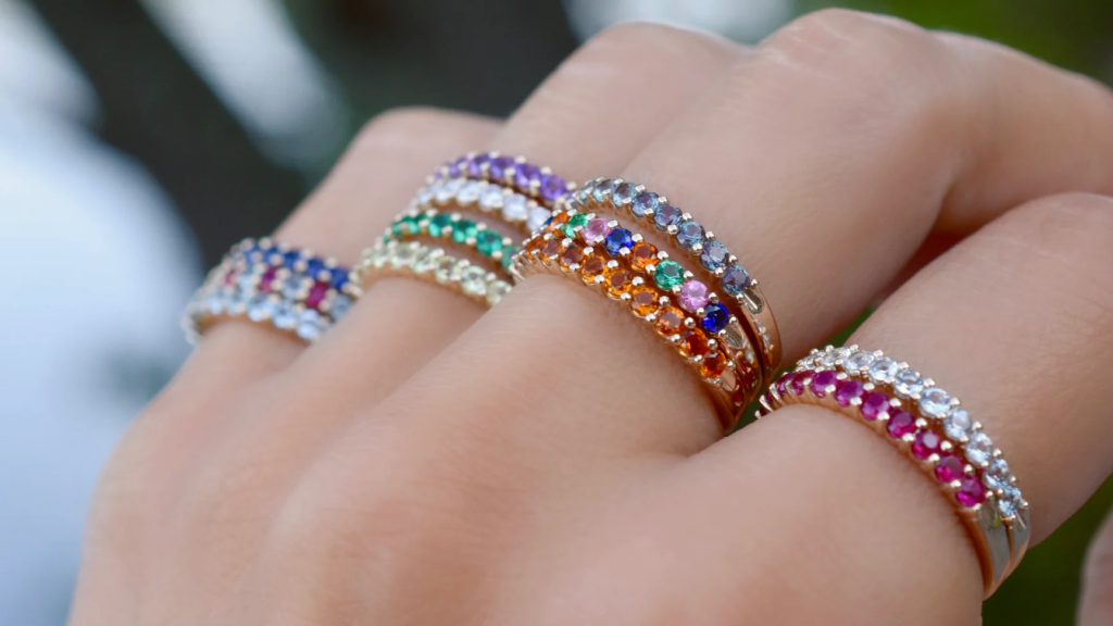 The Perfect Custom Birthstone Rings - Diary of a Fit Mommy