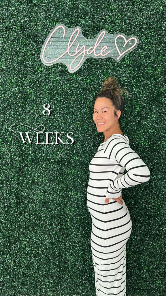 Pregnancy: 8 Weeks Bump Update - Diary of a Fit Mommy