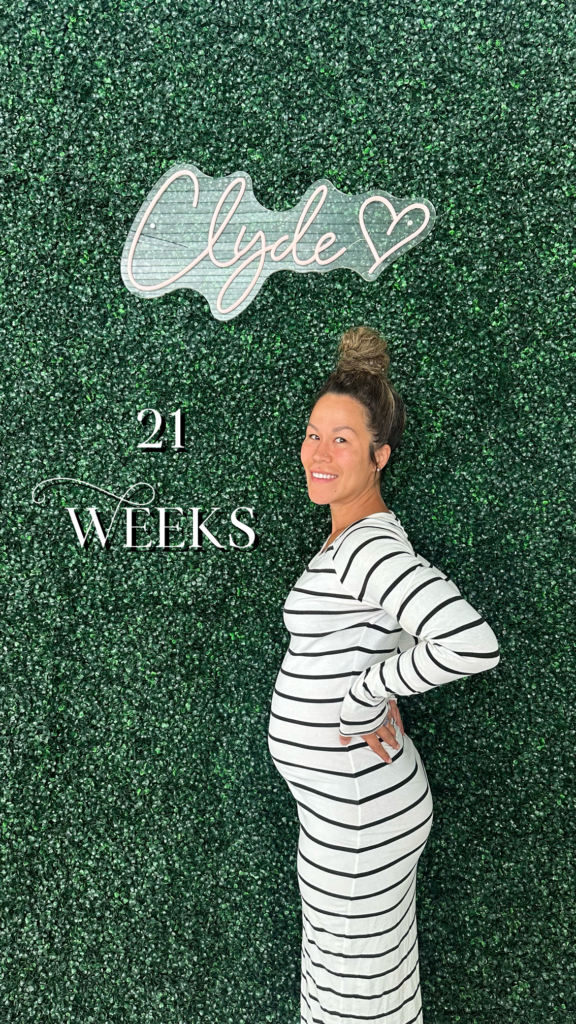 Pregnancy: 21 Weeks Bump Update - Diary of a Fit Mommy