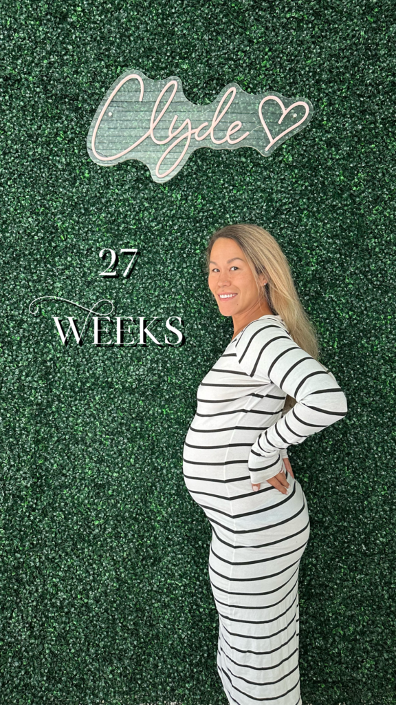 Pregnancy: 27 Weeks Bump Update - Diary of a Fit Mommy