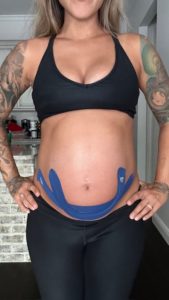 Kinesio Taping For Pregnancy Pain & Aches + 7 Taping Techniques That WORK! - Diary of a Fit Mommy
