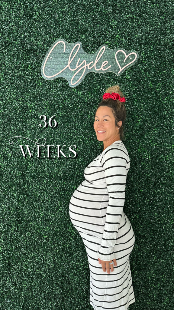 Pregnancy: 36 Weeks Bump Update - Diary of a Fit Mommy